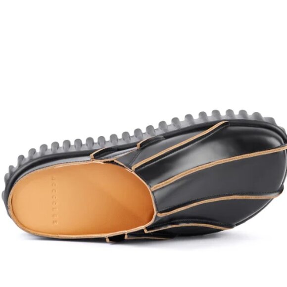 4CCCCEES | Shoes | New 4ccccees Leather Waffo Mules Black For Women ...